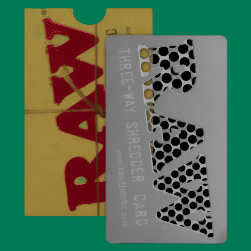 Raw Three-Way Shredder Card – Knuckleheads shop